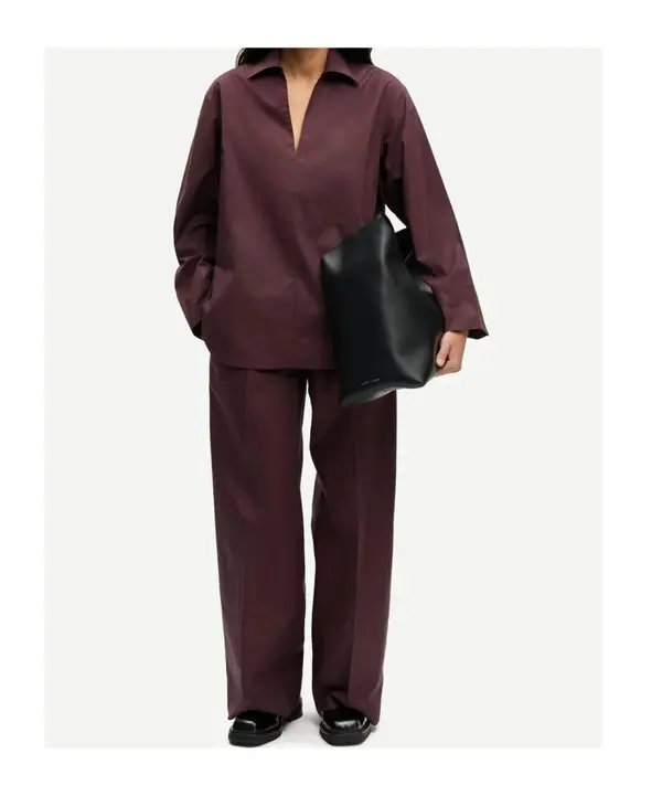 SAMSOE SAMSOE Samsøe Samsøe Sajulio Elasticated-waist Wide-leg Trousers