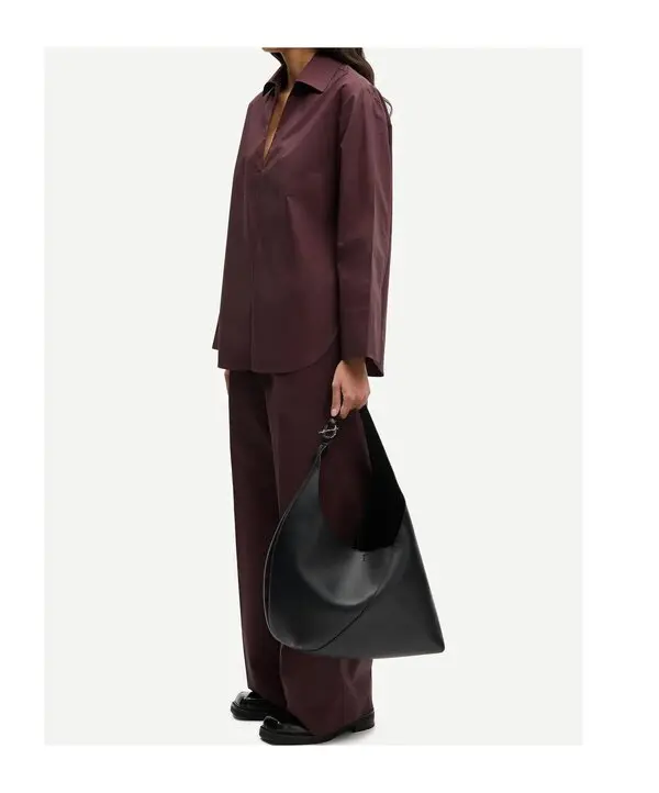 SAMSOE SAMSOE Samsøe Samsøe Sajulio Elasticated-waist Wide-leg Trousers