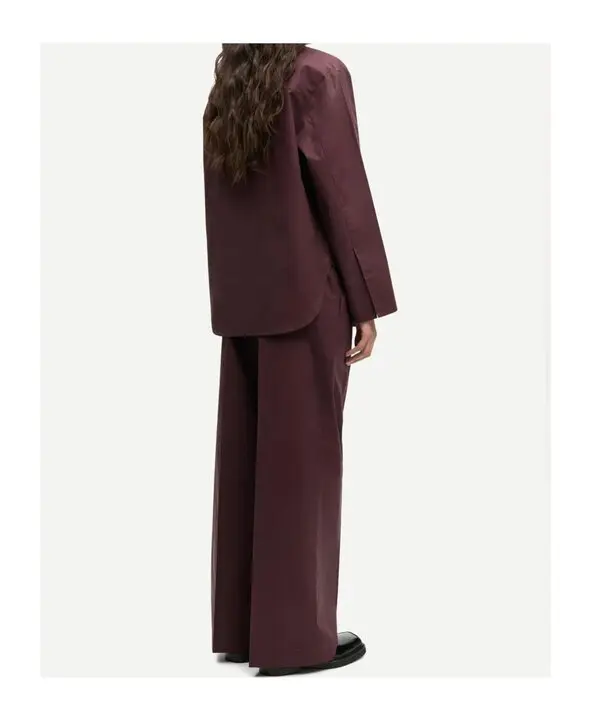 SAMSOE SAMSOE Samsøe Samsøe Sajulio Elasticated-waist Wide-leg Trousers
