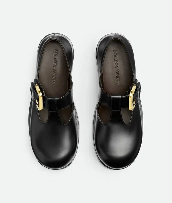 Bottega Veneta Helium Mary Jane Buckled Shoes