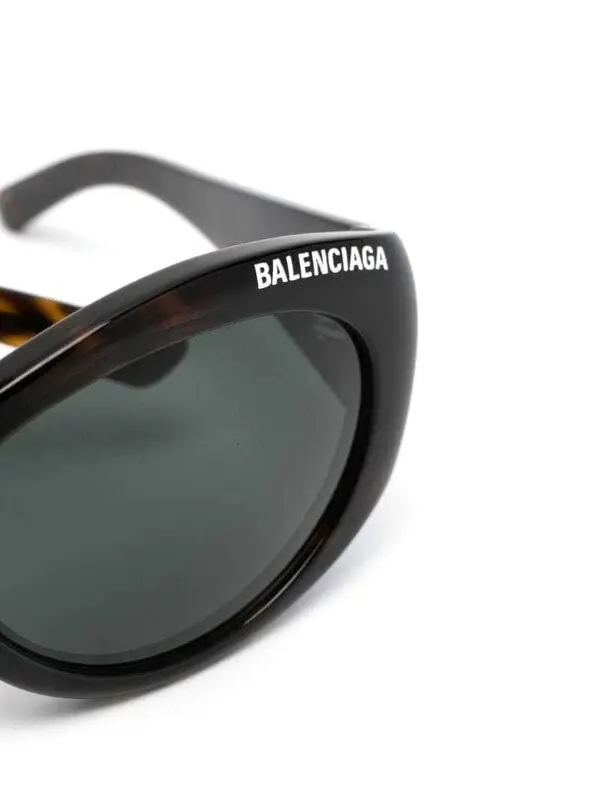 Balenciaga Oval Frame Sunglasses