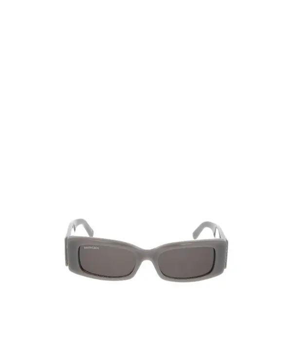 Balenciaga Rectangular Frame Sunglasses - Gray