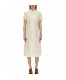 A.p.c. Twill Short-sleeved Shirt Dress - No