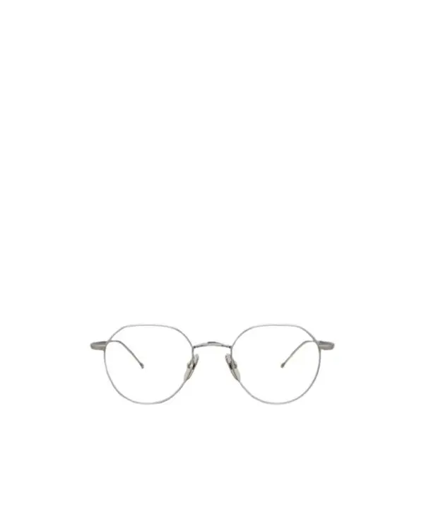 Thom Browne Round Frame Eyeglasses - White