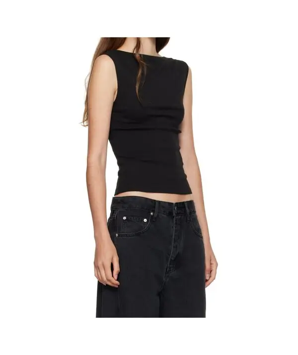 ST. AGNI Boat-necked Vest