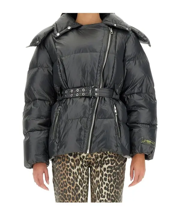 GANNI Hooded Puffer Jacket