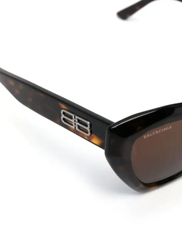 Balenciaga Butterfly Frame Sunglasses - Brown