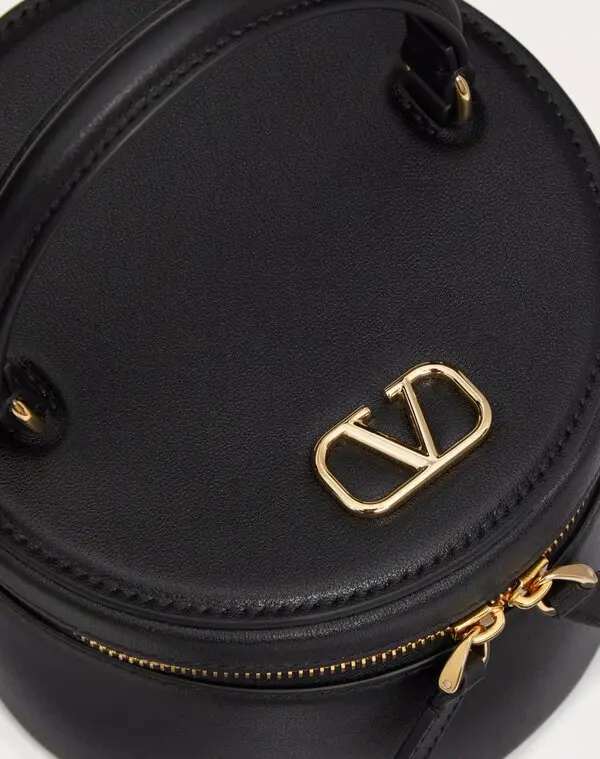 Valentino Garavani Vlogo Signature Zip-up Mini Jewellery Vanity Case