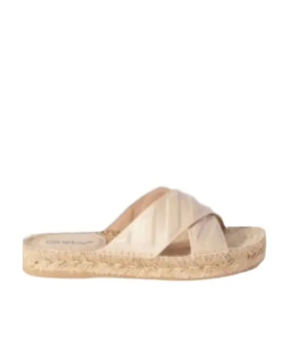 Off-White Diag Leather Criss-cross Espadrilles