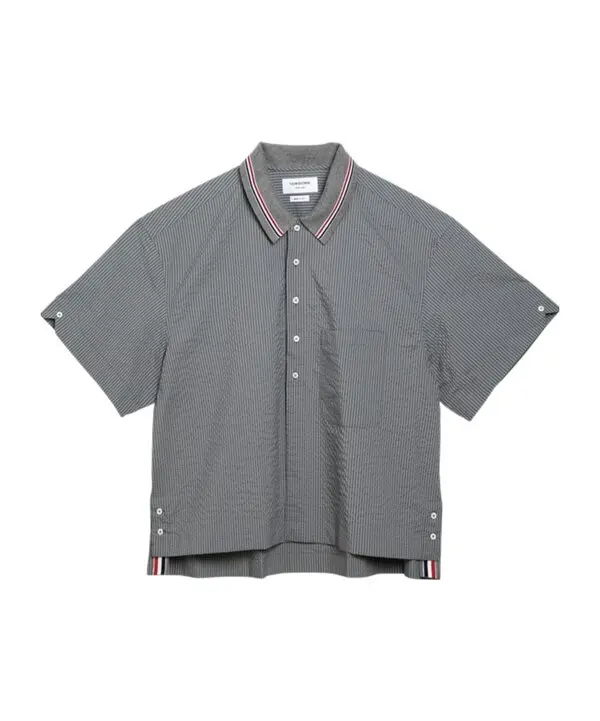 Thom Browne Rwb-stripe Striped Shirt