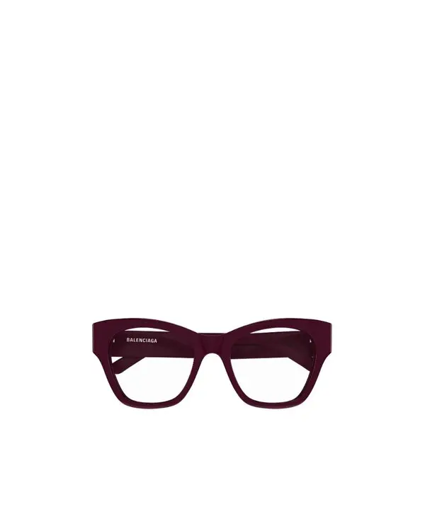 Balenciaga Cat Eye Frame Eyeglasses - Red