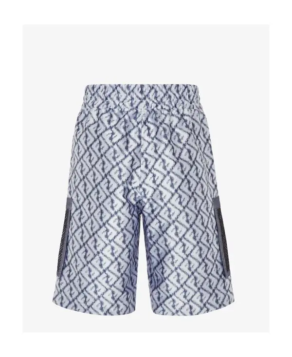 Fendi Ff Motif Drawstring Bermuda Shorts
