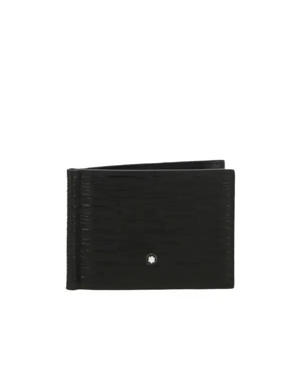 Montblanc Open-fold Money Clip Wallet - Black