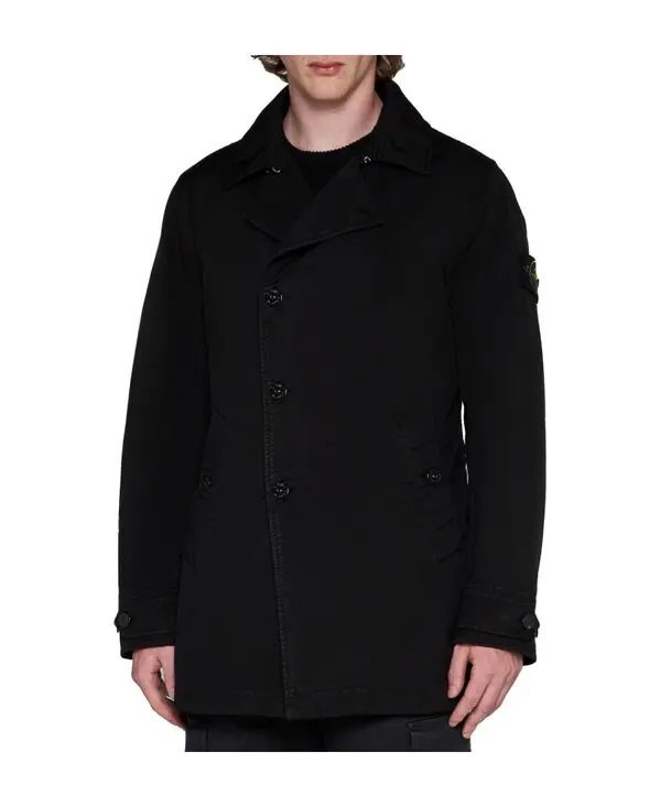 Stone Island Lapel Long-sleeved Casual Jacket