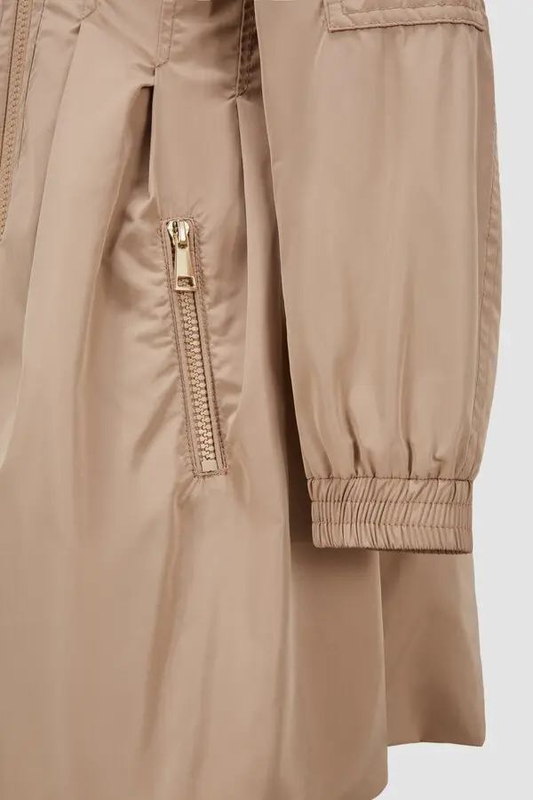 Moncler Hooded Zip-up Coat