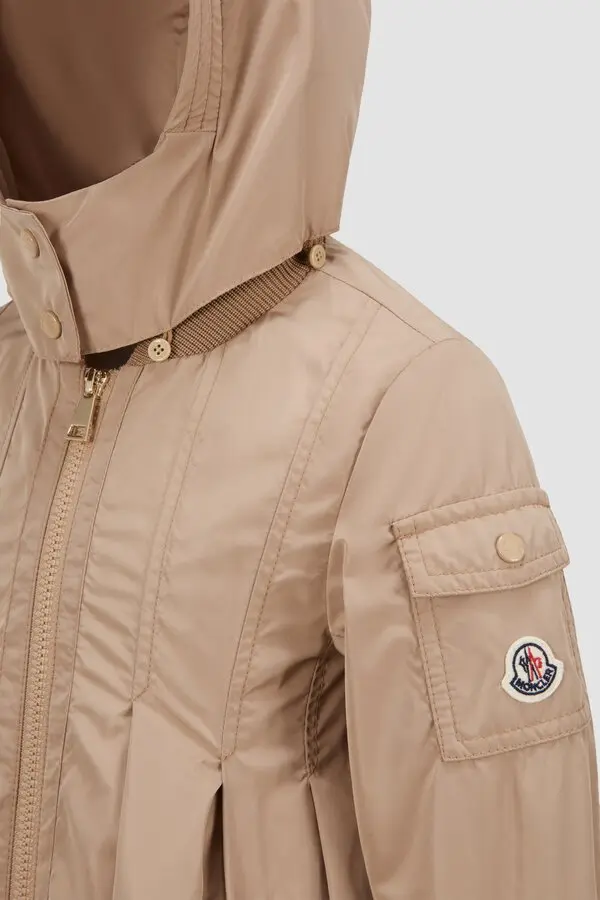 Moncler Hooded Zip-up Coat