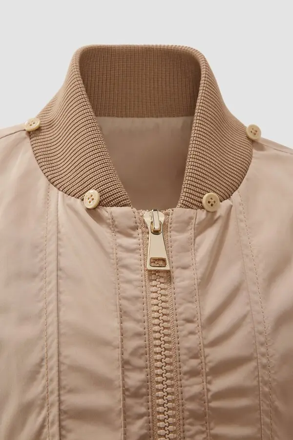 Moncler Hooded Zip-up Coat