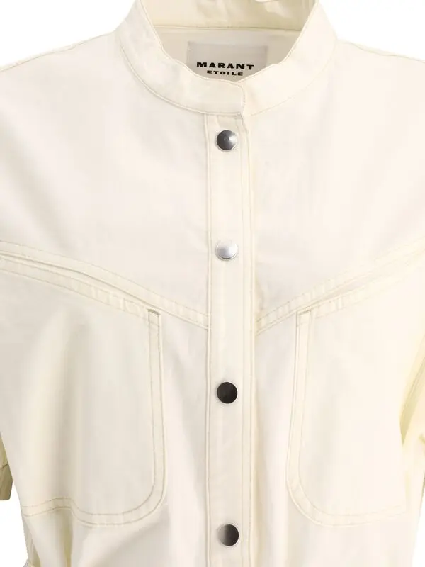 Isabel Marant Étoile Kiara Cotton Button-up Jumpsuit