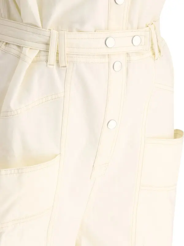Isabel Marant Étoile Kiara Cotton Button-up Jumpsuit