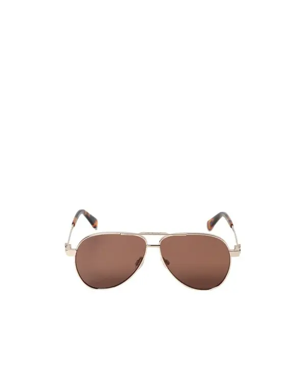Off-White Aviator Sunglasses With Logo Detail