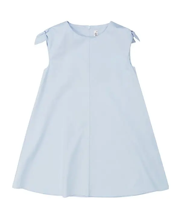 IL GUFO Bow Embellished Stretch Poplin Dress