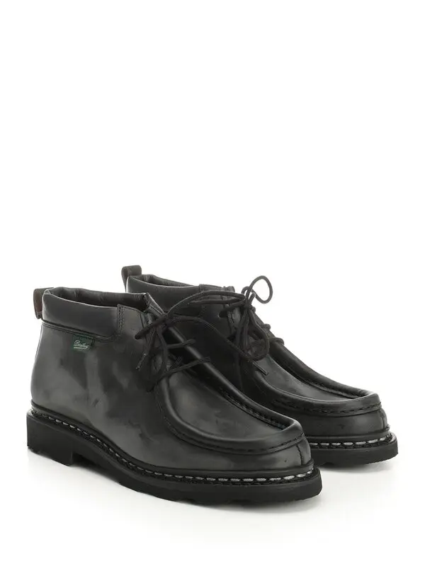 Paraboot Milla Lace-up Leather Ankle Boots