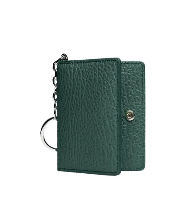MAISON MARGIELA Four Stitches Keyring Cardholder - Green