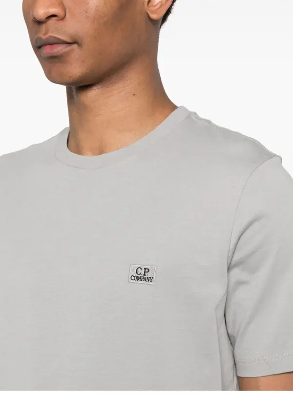 C.P. COMPANY Logo-appliqué Cotton T-shirt