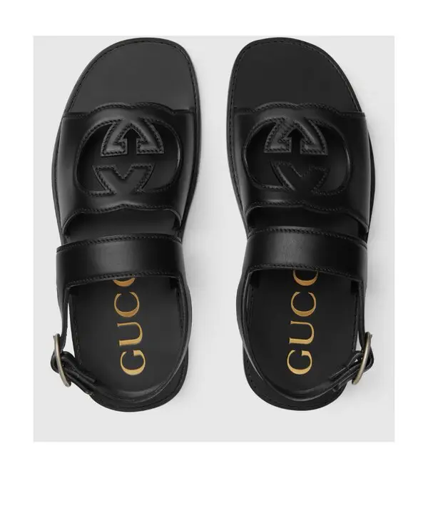 Gucci Cut-out Detailed Interlocking G Sandals