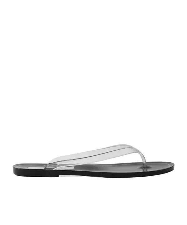 Christopher Esber Jo Clear-thong Flip Flops - Gray