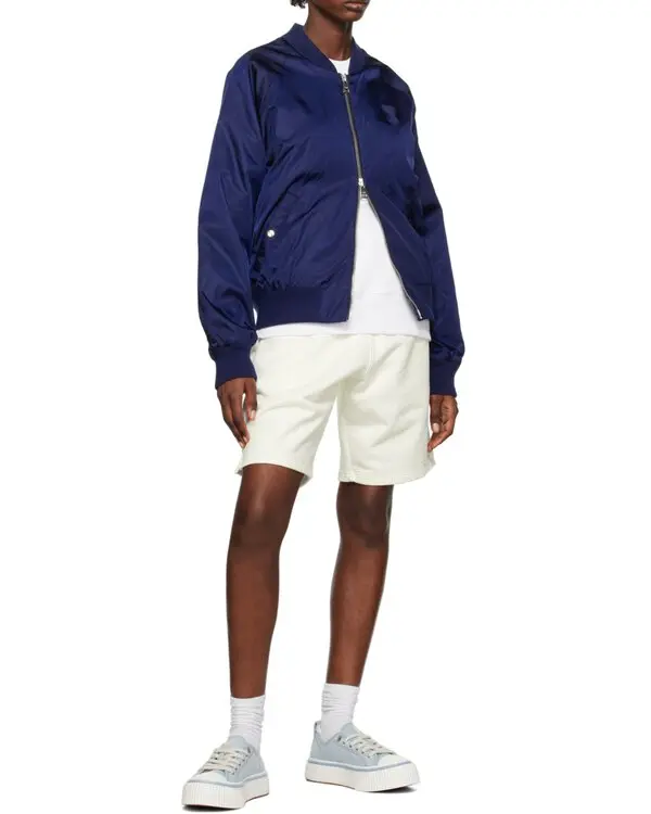 Ami Logo Embroidered Bomber Jacket