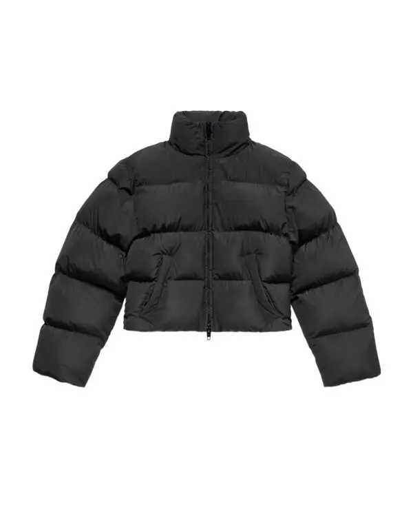 Balenciaga Puffer Jacket With Logo Detail