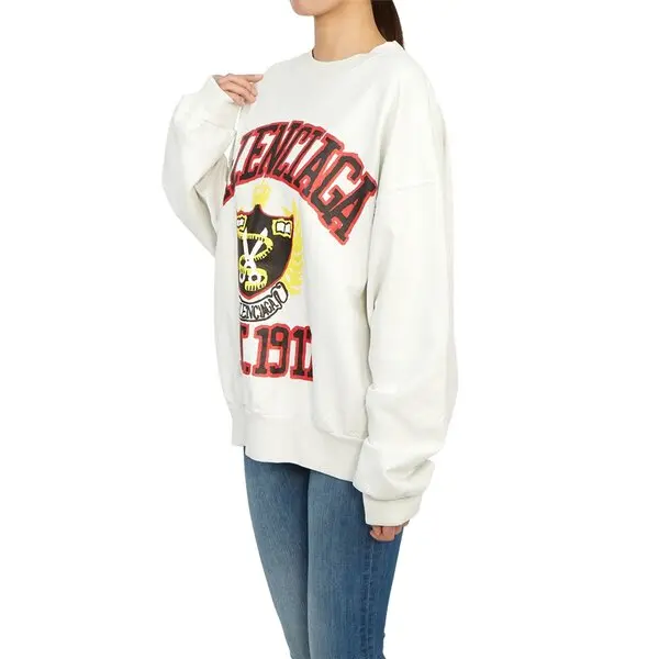Balenciaga Round Collar Long Sleeve Sweater