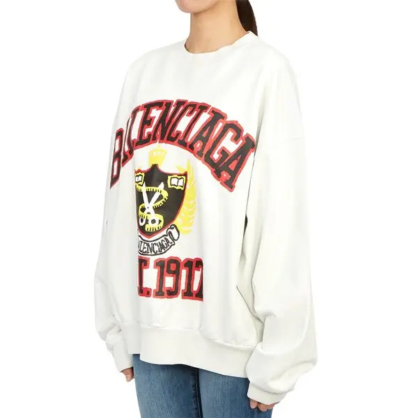 Balenciaga Round Collar Long Sleeve Sweater
