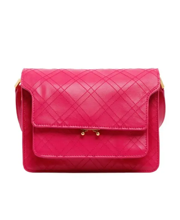 Marni Medium Trunk Logo Crossbody Bag