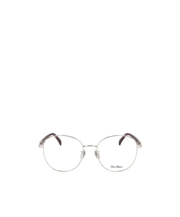 Max Mara Round Frame Eyeglasses - White