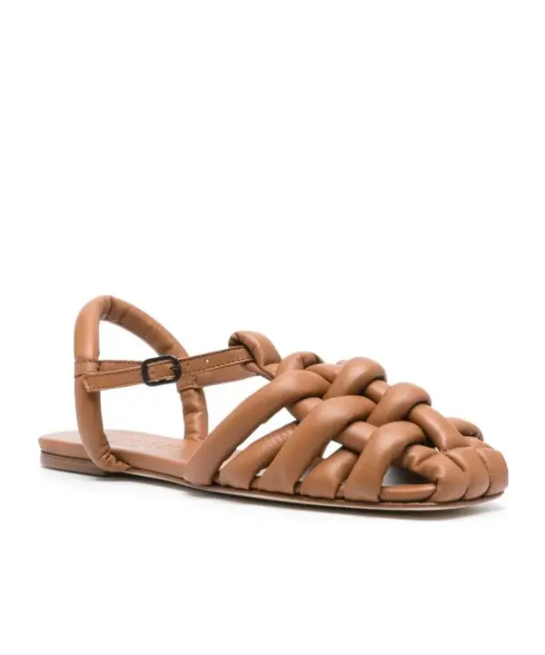 Hereu Square-headed Flat Sandals