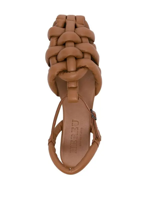 Hereu Square-headed Flat Sandals