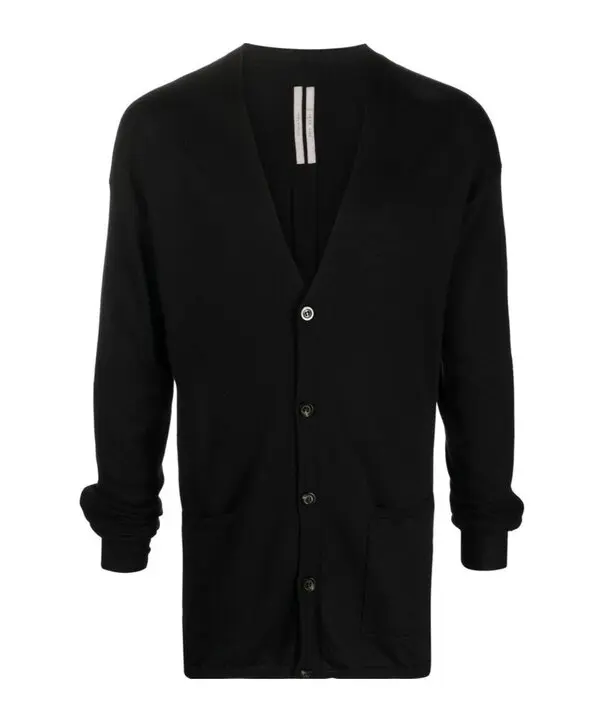 Rick Owens Colorblock Sleeve Cardigan