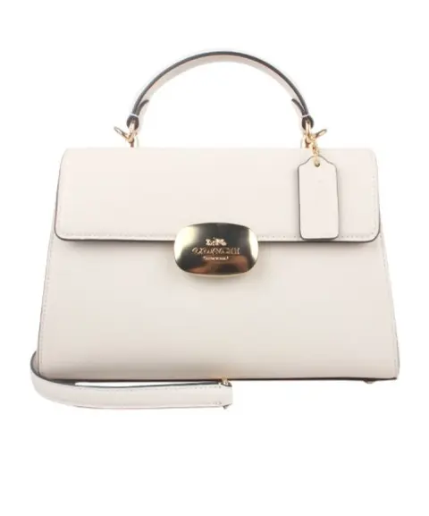 COACH Logo Shoulder Bag With Top Handle