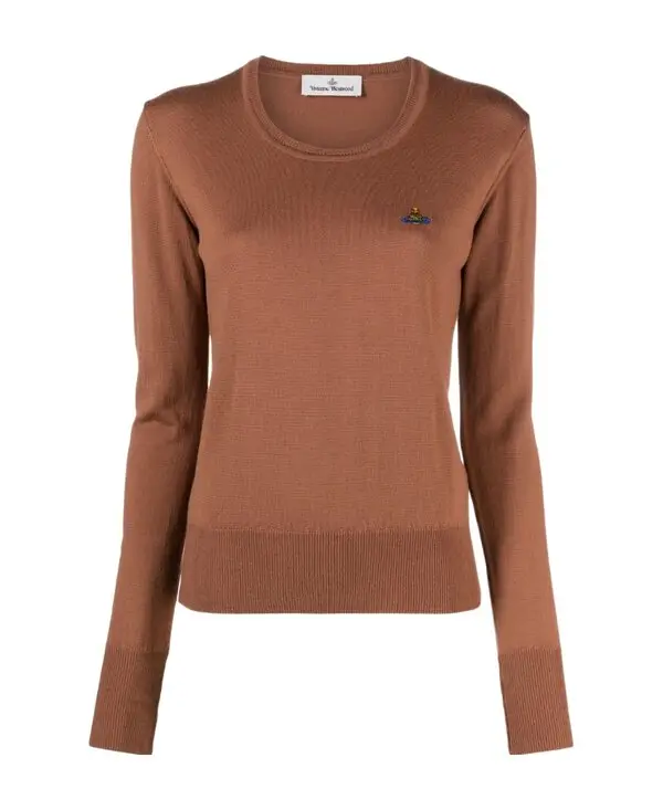 VIVIENNE WESTWOOD Round Neck Logo Pullover