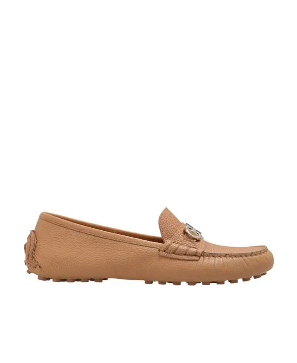 FERRAGAMO Doppio Gancini Driver Loafers