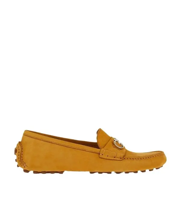 FERRAGAMO Leather Gancini Loafers