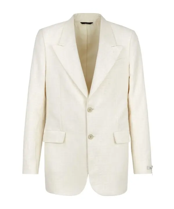 Fendi Single Breasted Ff Motif Blazer