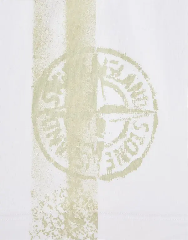 Stone Island Logo Printed Crewneck T-shirt
