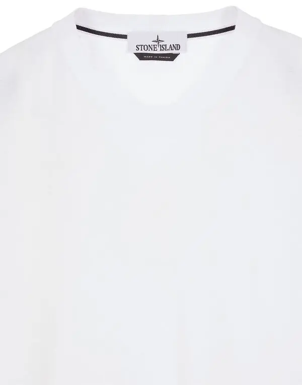 Stone Island Logo Printed Crewneck T-shirt