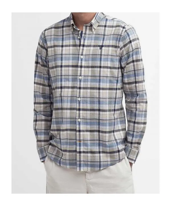 Barbour Logo Detailed Checked Shirt