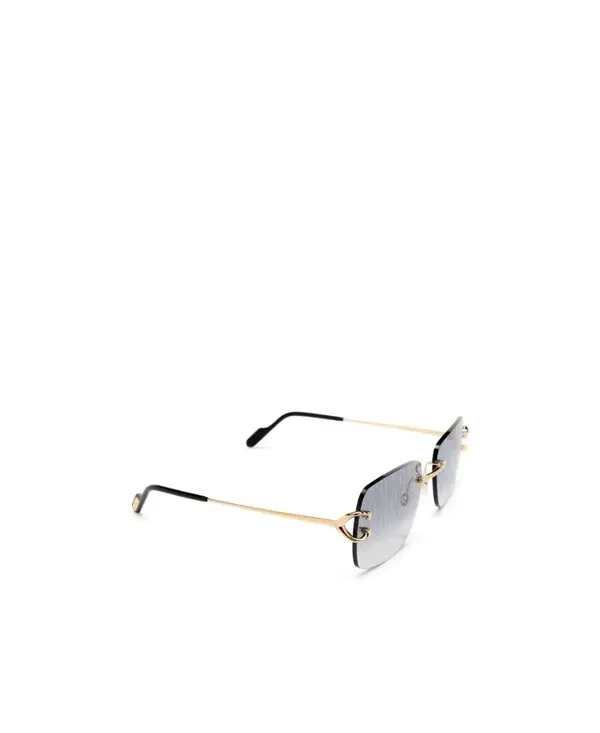 Cartier Rimless Square Sunglasses