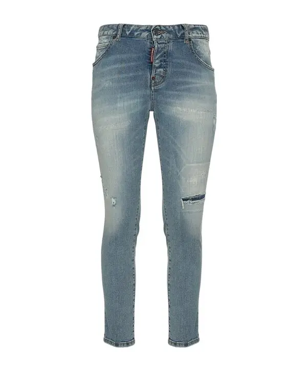 Dsquared2 Distressed Skinny Jeans - Gray
