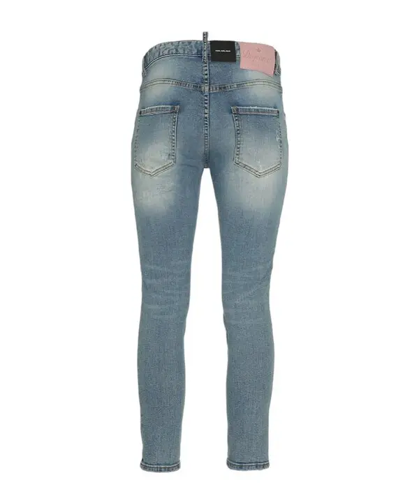 Dsquared2 Distressed Skinny Jeans - Gray